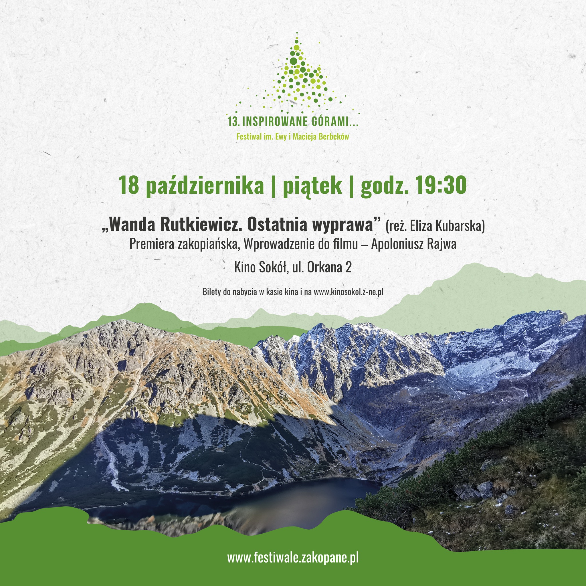 Projekcja filmu „Wanda Rutkiewicz. Ostania wyprawa” - Zakoplan ...